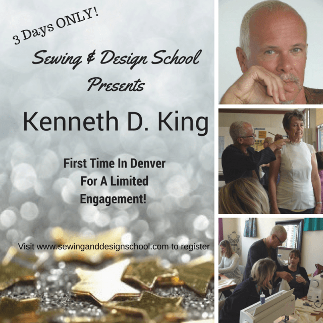 Kenneth D. King Workshops Are Coming To Denver – Denver Sewing Collective